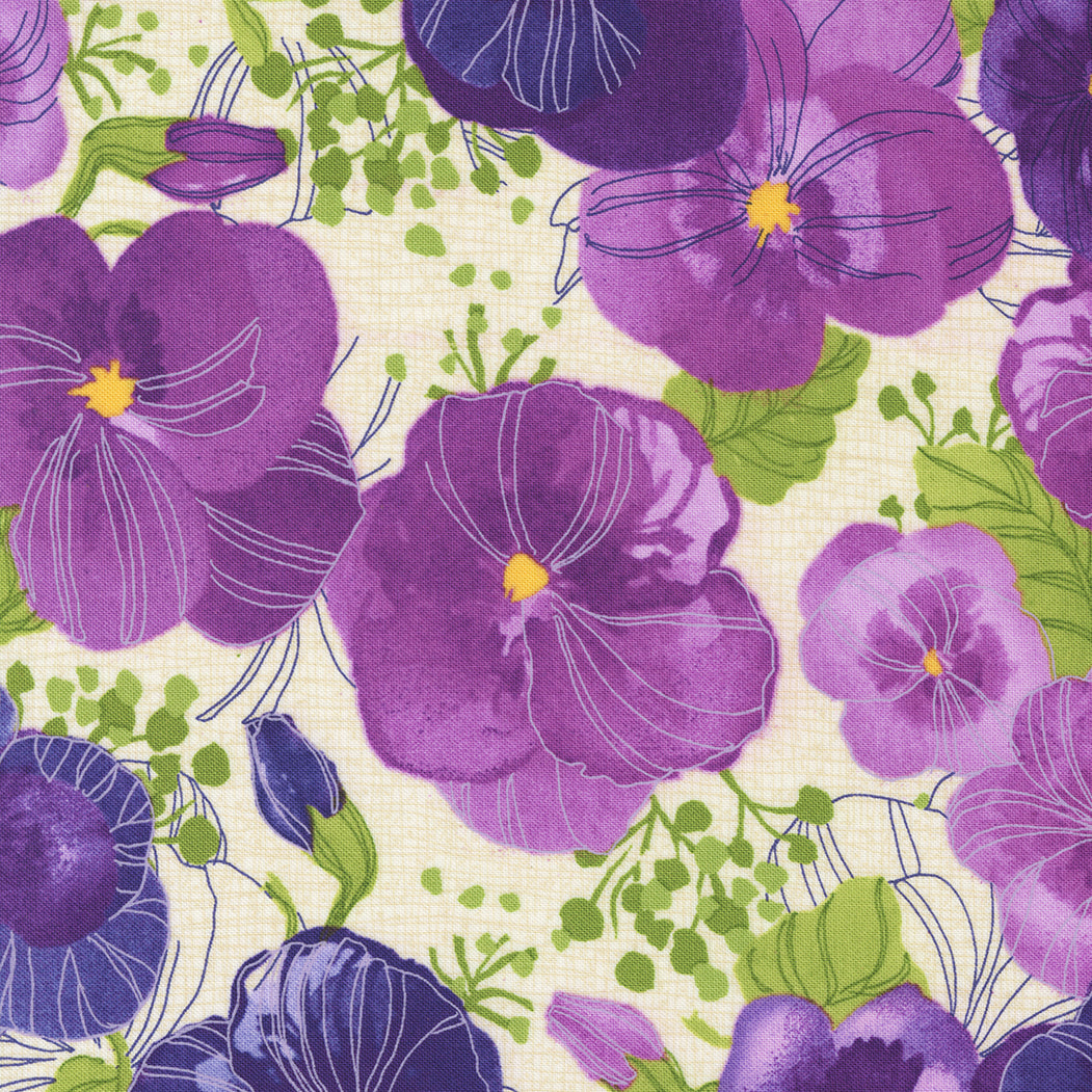 Pansys Posies by Robin Pickens for Moda – The Patchwork Cat